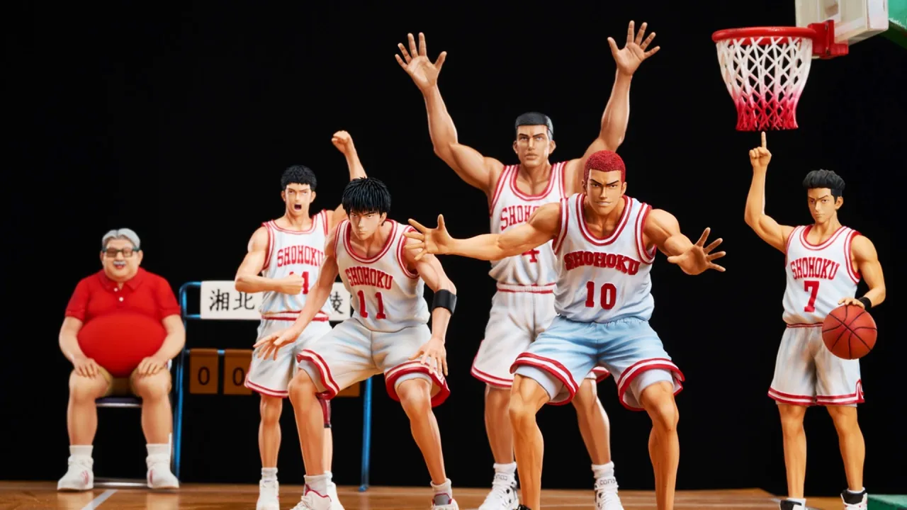 Slam Dunk presenta estatuas de resina de sus personajes - Megafinde Otaku